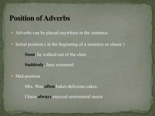 Adverb -Дайвар үг | PPT