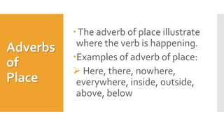 English 10 Types of Adverb | PPTX