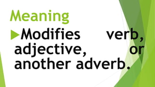 Adverb | PPT