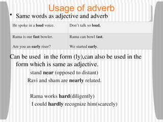 Parts of Speech English Language Adverb.ppt | Free Download