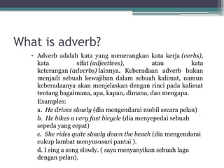 Part of Speech- Materi about Adverbs of time | PPTX