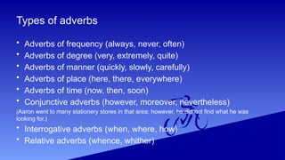 IMPORTANCE OF ADVERBS IN ENGLISH LANGUAGE | PPTX