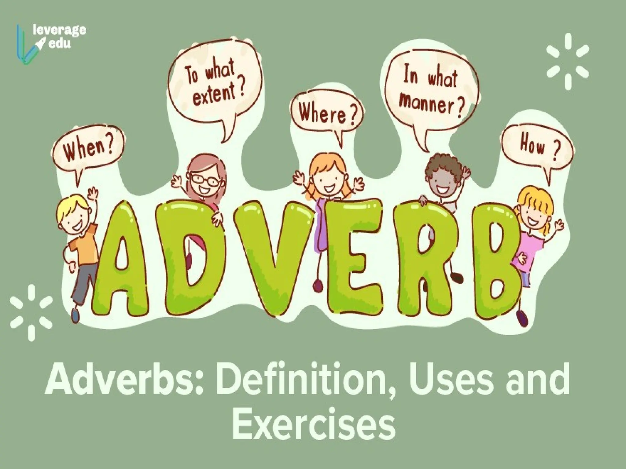 Grammar lesson on Adverb and Its types ( including exercise) | PPT