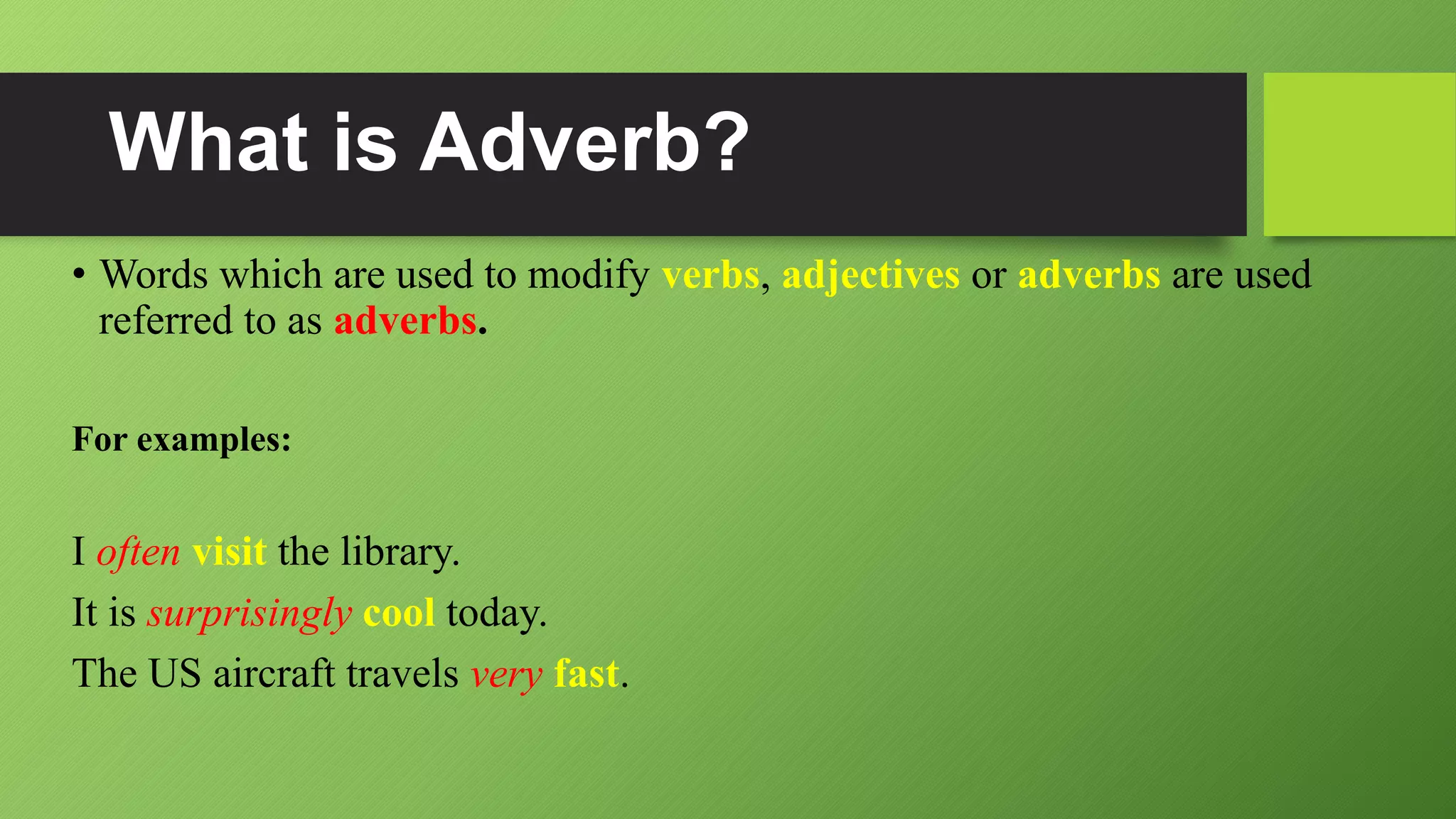 8 Types of Adverb clause | PPTX