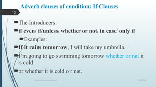 A short summary of adverb clauses in englisg | PPT