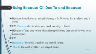 A short summary of adverb clauses in englisg | PPTX