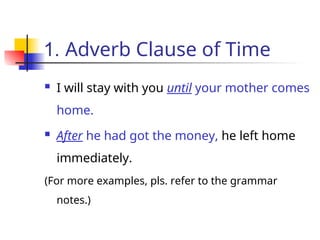 Adverb Clause.ppt Adverb Clause. Clause. ppt ppt | PPT
