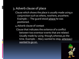 ADVERB CLAUSE 21 | PPTX