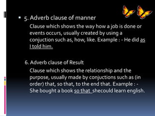 ADVERB CLAUSE 21 | PPTX