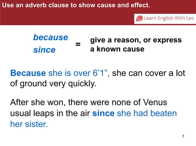 Adverb clauses | PPT