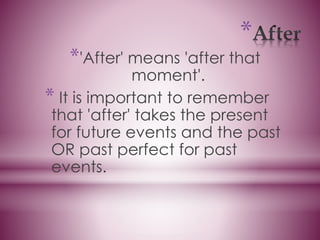 Adverb Clauses of Time | PPTX