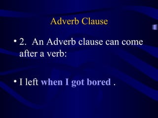 Adverb Clause | PPT