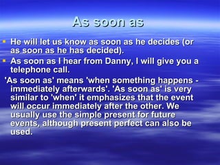 Adverb clauses with time expressions | PPT