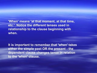 Adverb clauses with time expressions | PPT