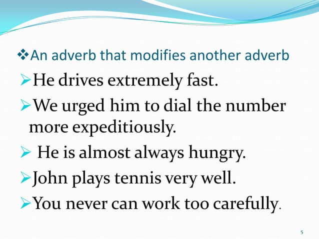 Module #5 Adverb english presentation group 4 | PPTX