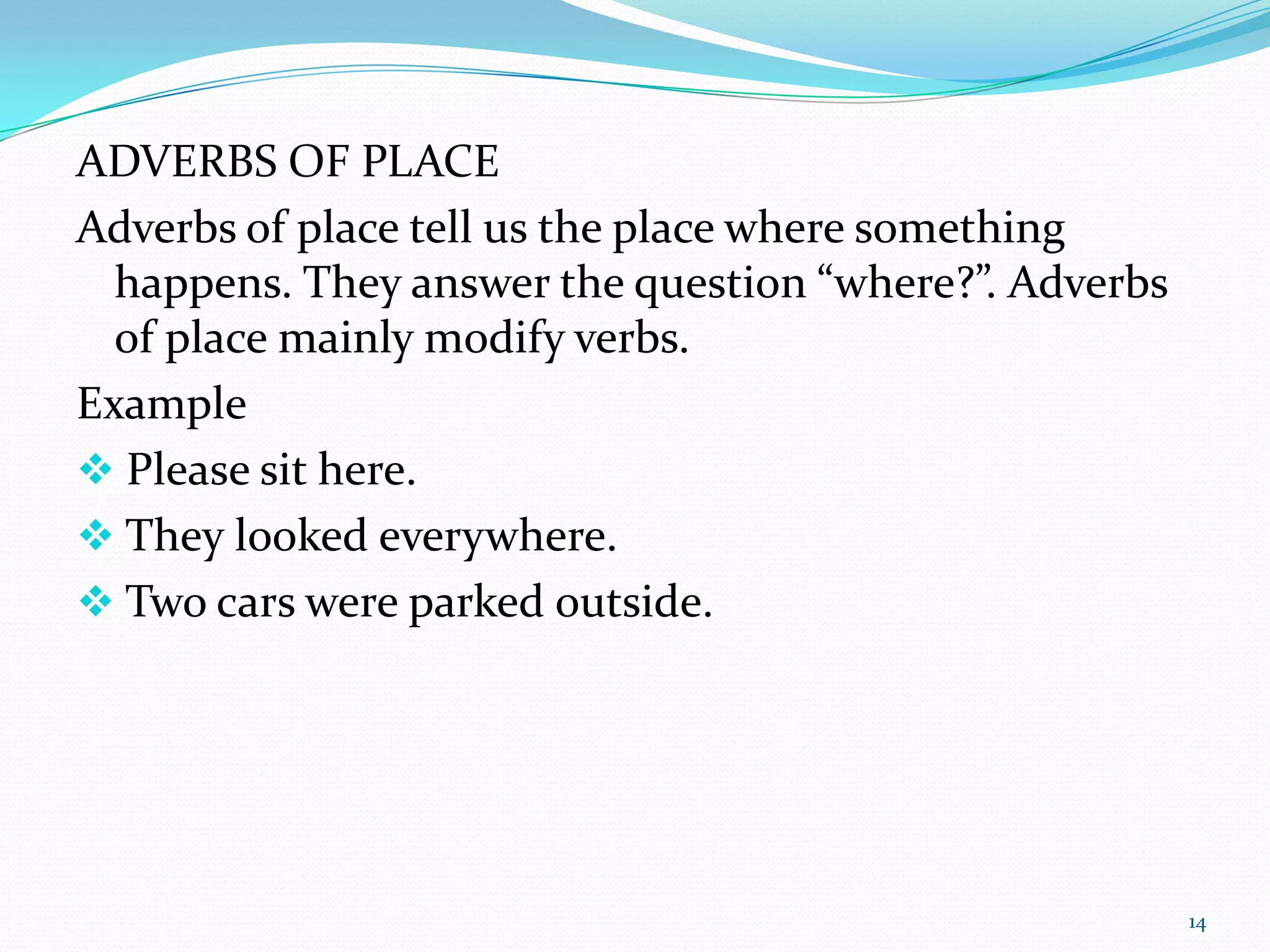 Adverb english presentation group 4 #5 | PPTX