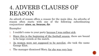 Adverbial Clause (4th Group English Education Department Of IAIN ...