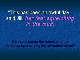 Adverbial clauses | PPT