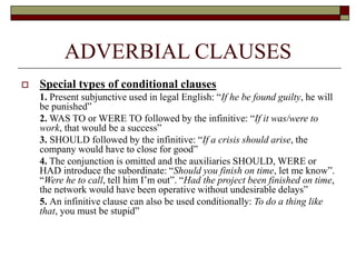 ADVERBIAL CLAUSES HOW TO UNDERSTAND IT!! | PPT