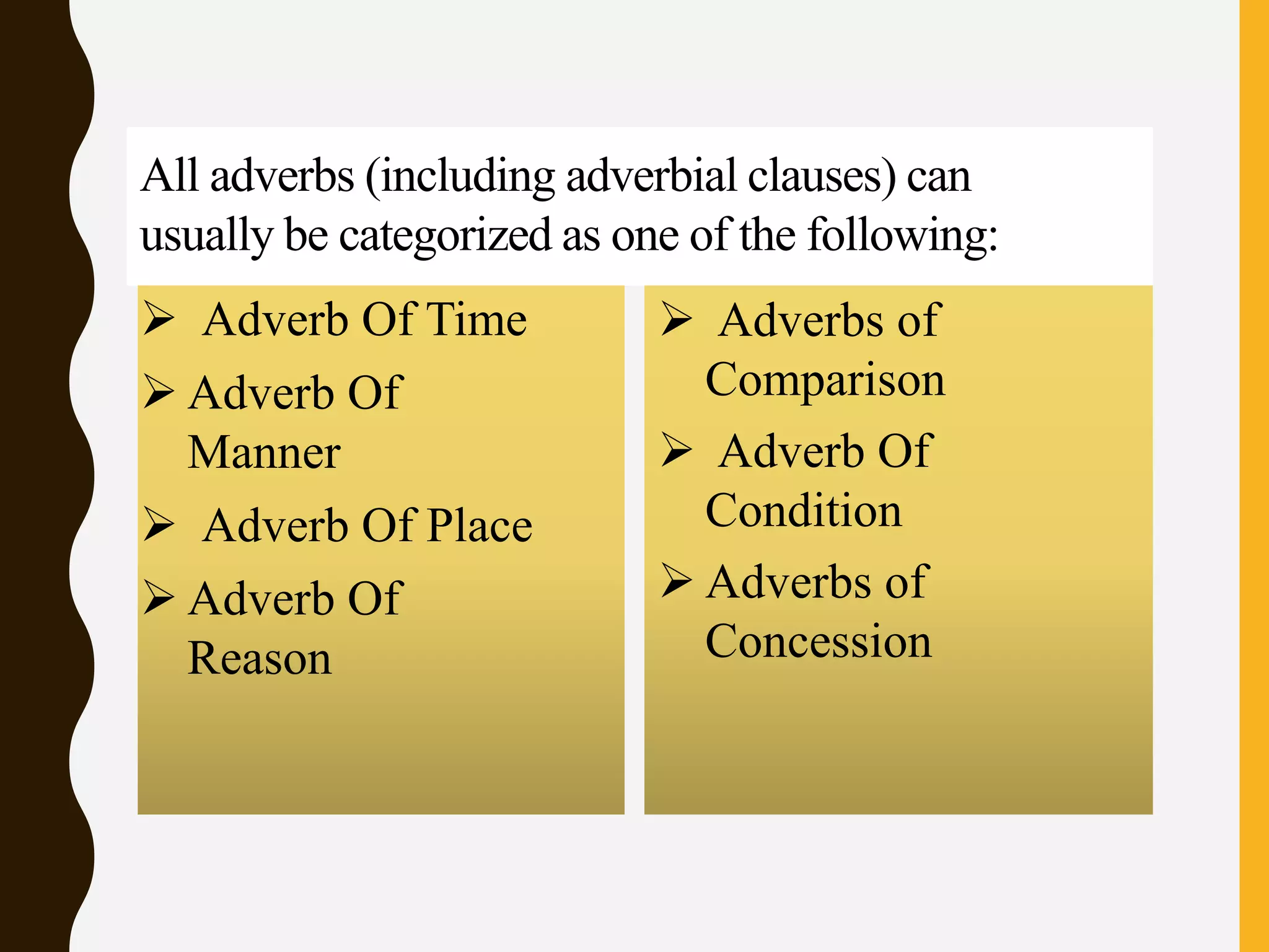 Adverbial clauses sama cheraghpour | PPT