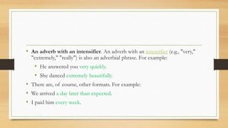 Adverbial Phrase | PPTX