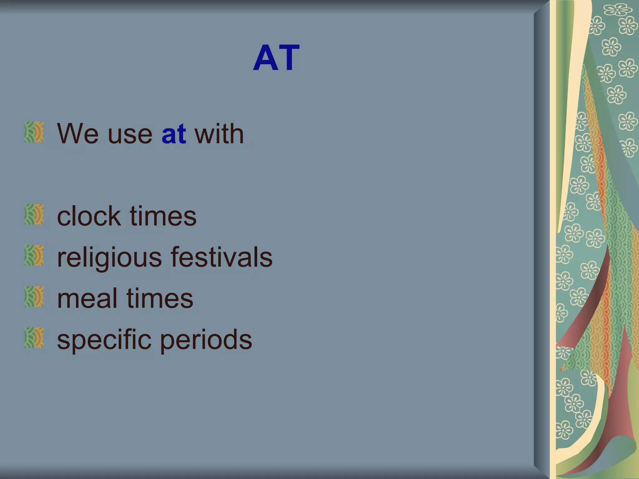 Adverbials of time | PPT