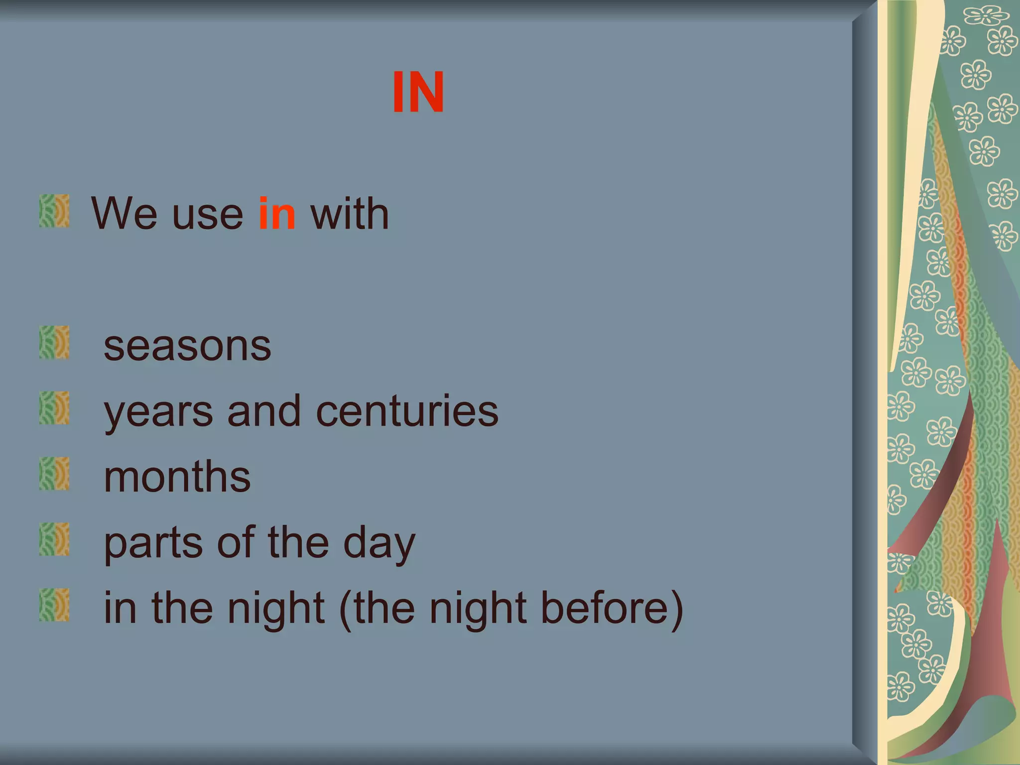 Adverbials of time | PPT