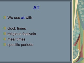 Adverbials of time | PPT