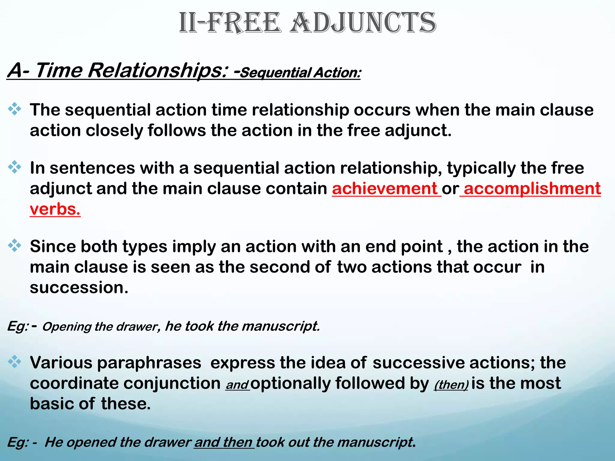 Adverbial subordinate clauses | PPTX