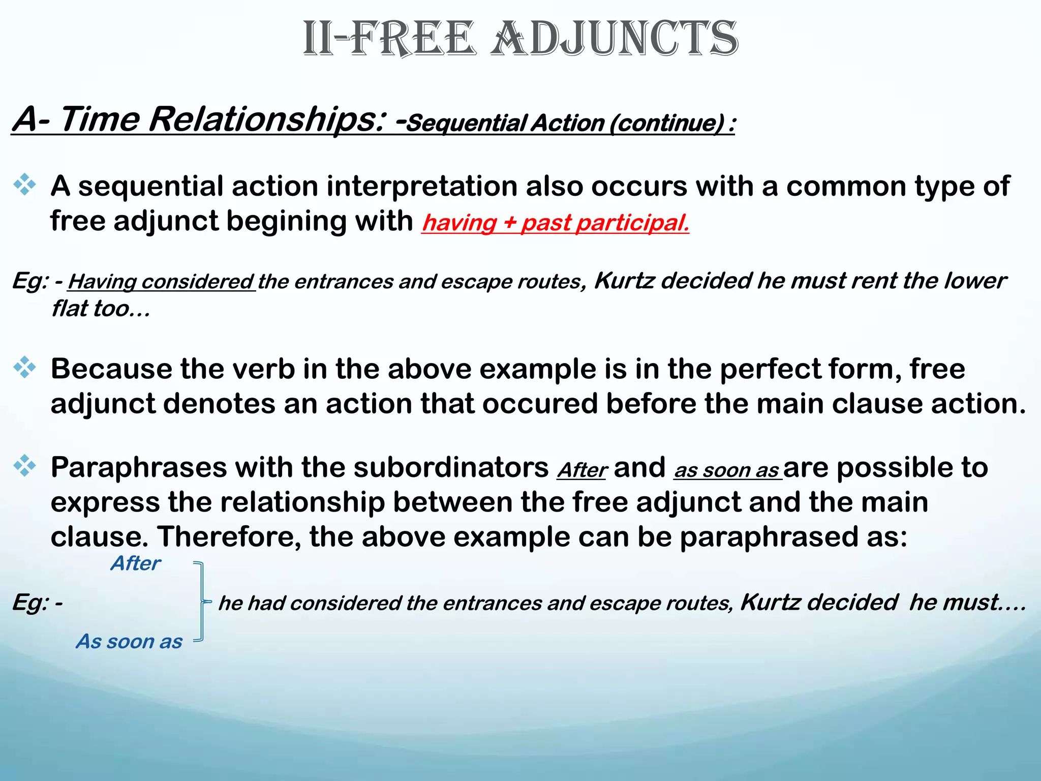 Adverbial subordinate clauses | PPTX