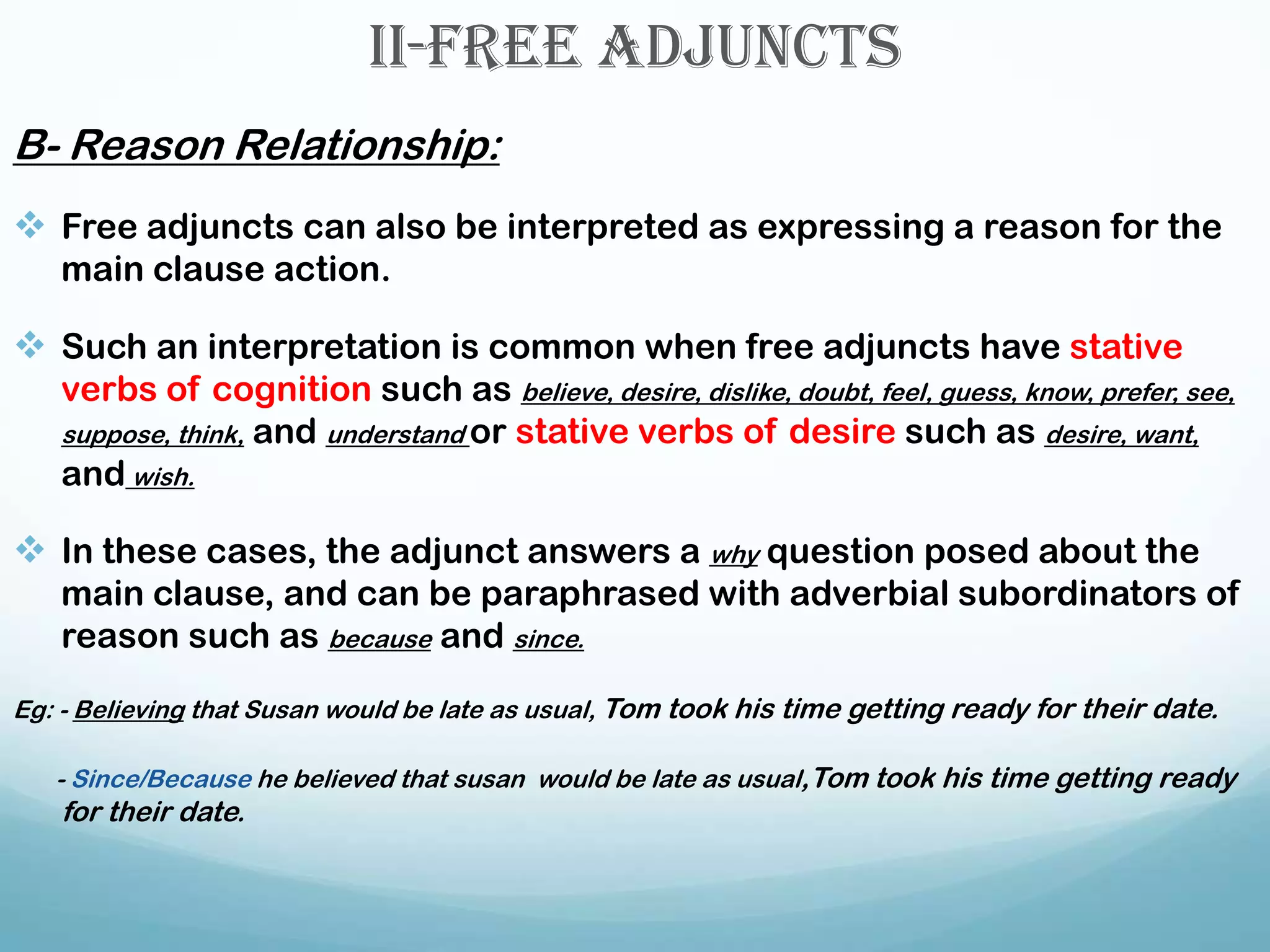 Adverbial subordinate clauses | PPTX