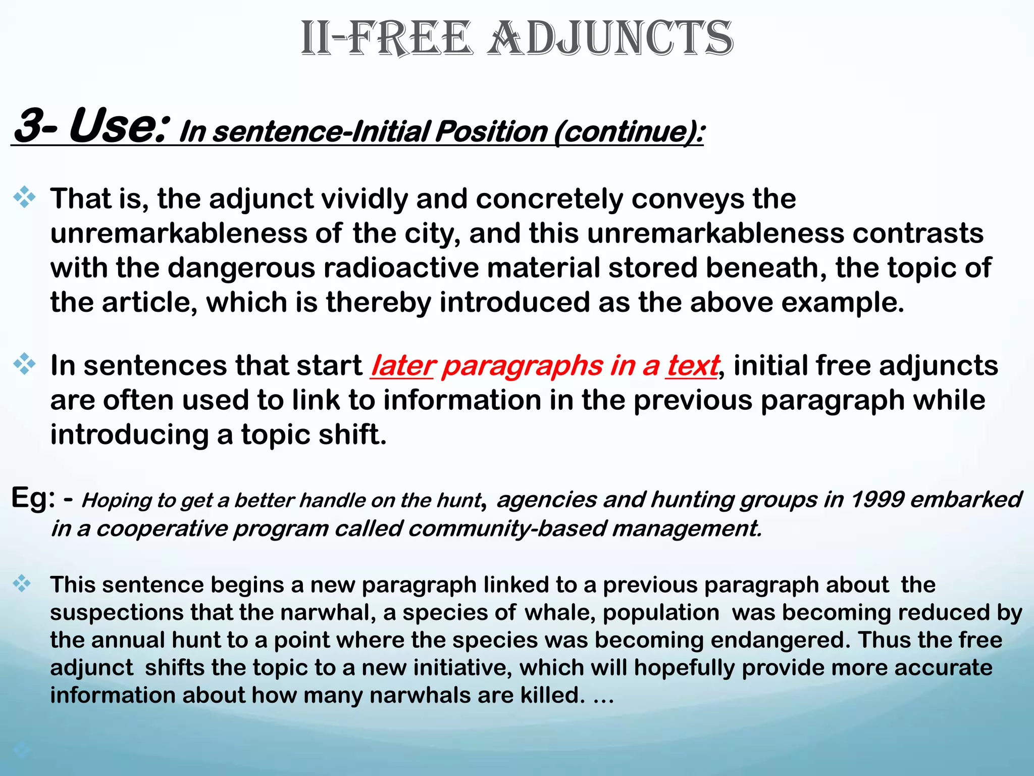 Adverbial subordinate clauses | PPTX