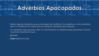 Adverbios de lugar | PPTX