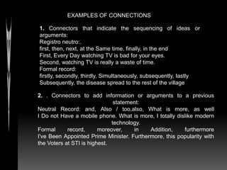 Adverbios y conectores | PPT