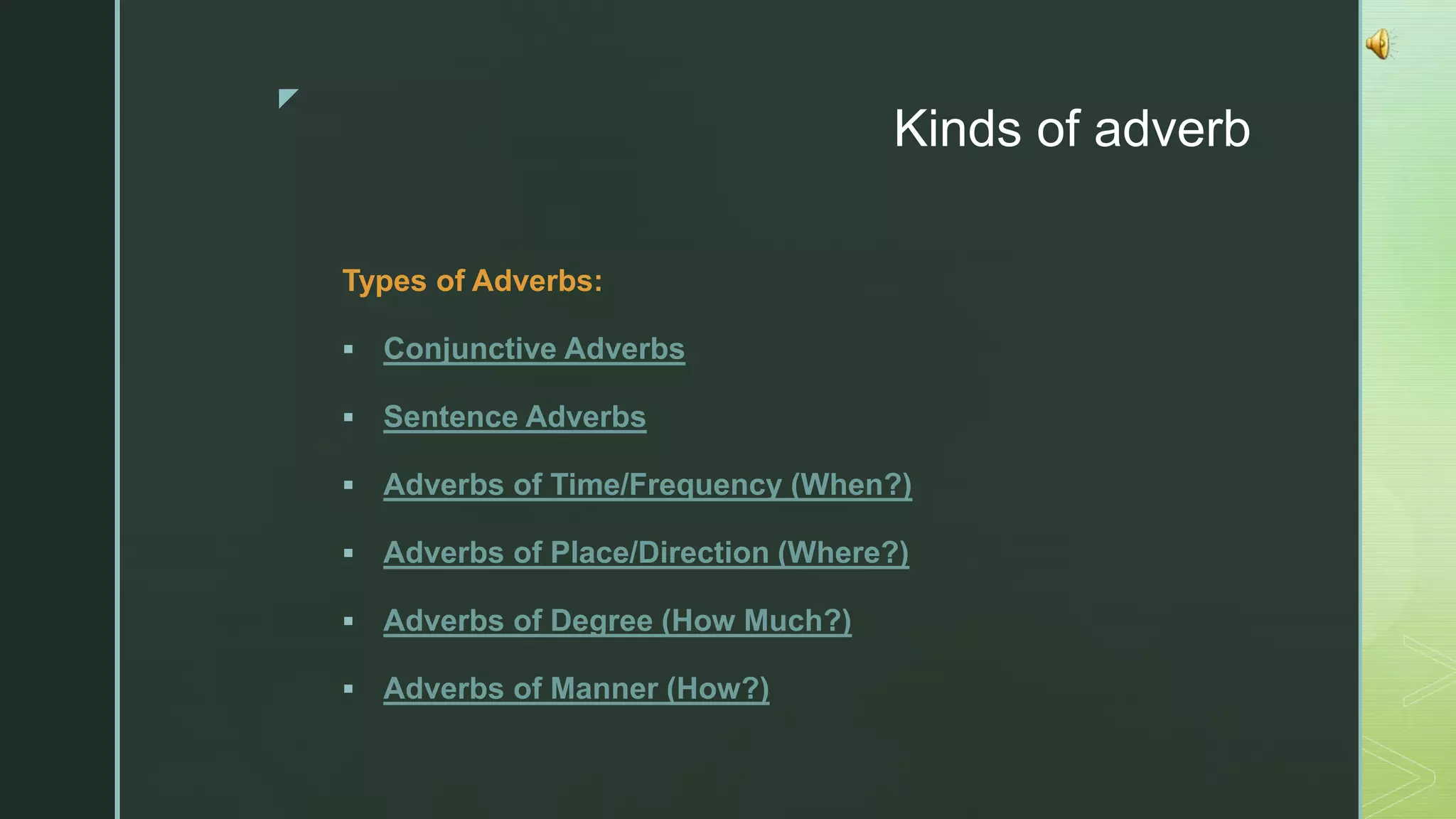 Adverb lecture#6 | PPTX