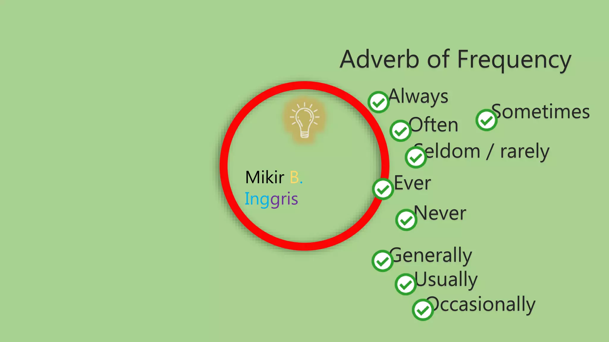Adverb of frequency | PPTX