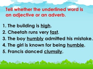 Adverbs of Manner for Grade Three Pupils | PPTX