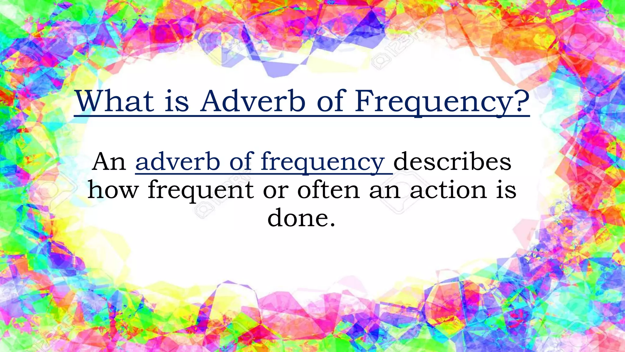 Adverb of manner and frequency | PPTX