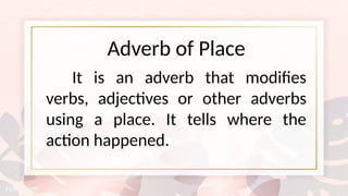 Adverb of Place (Grade Four students).pptx