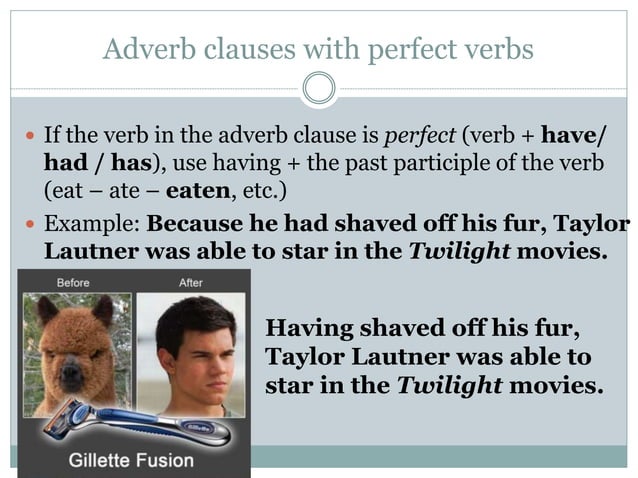 Adverb phrases of reason | PPT