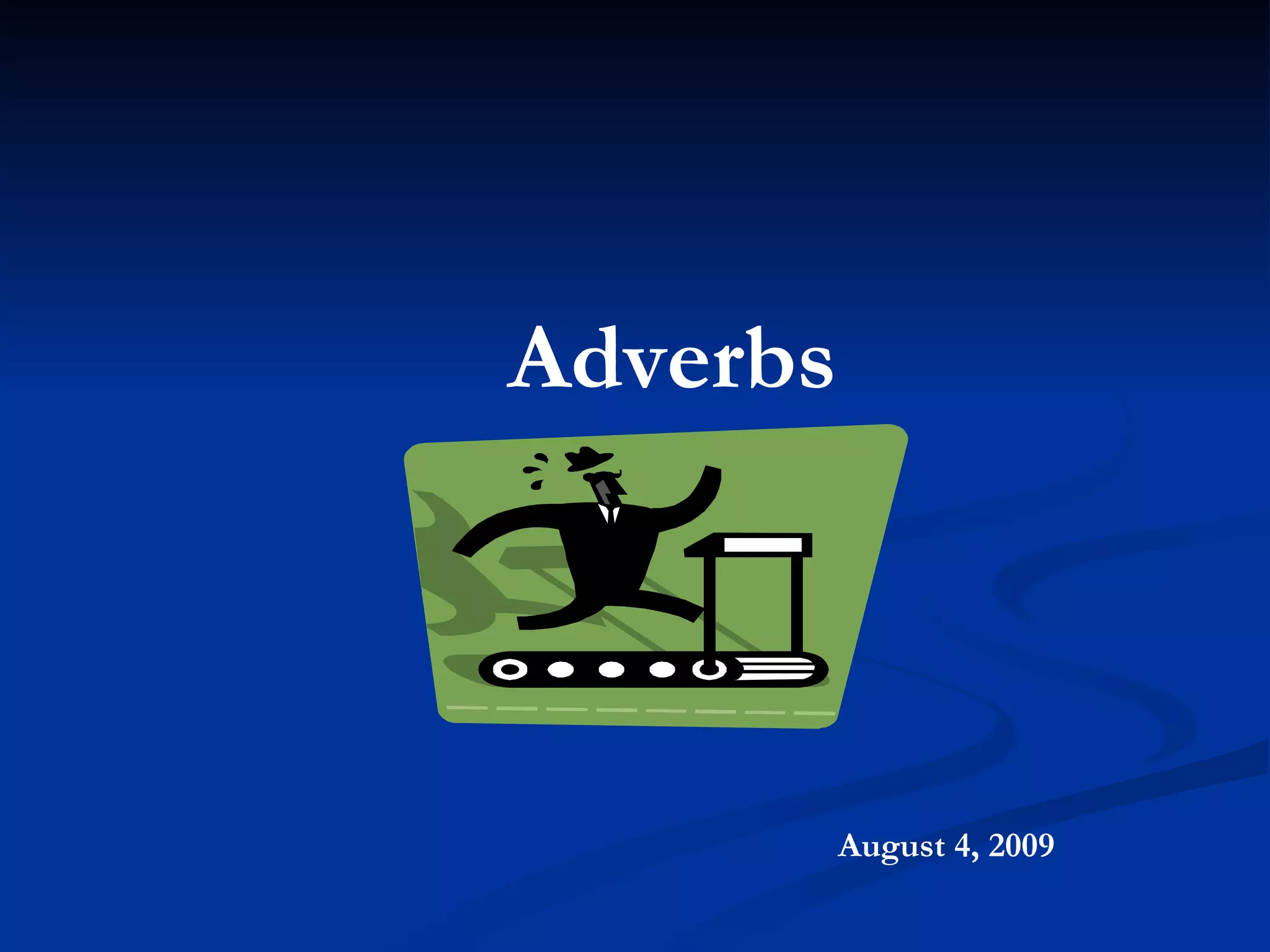 Adverb Powerpoint | PPT