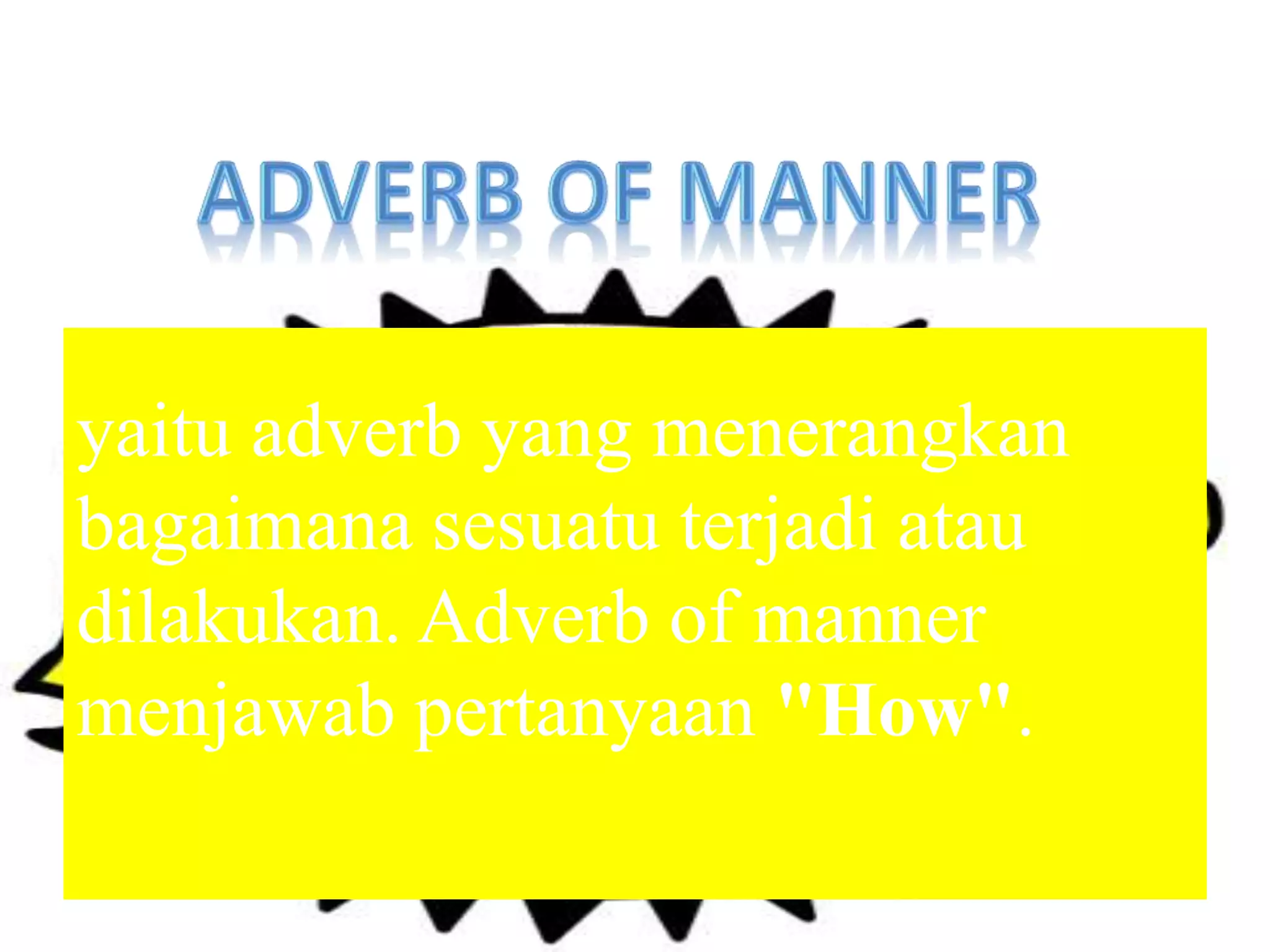 Adverb ppt | PPTX