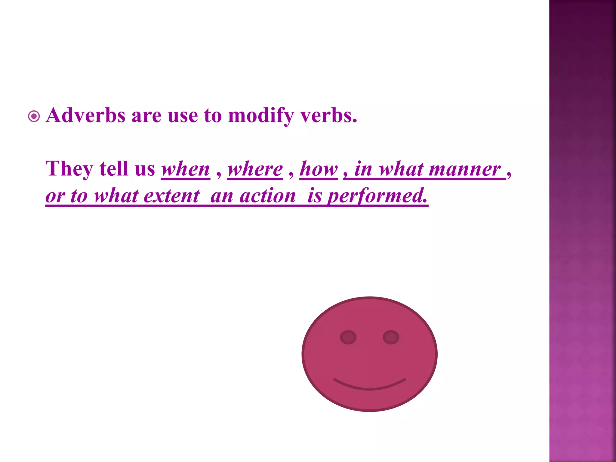 Adverb ppt presentation | PPTX