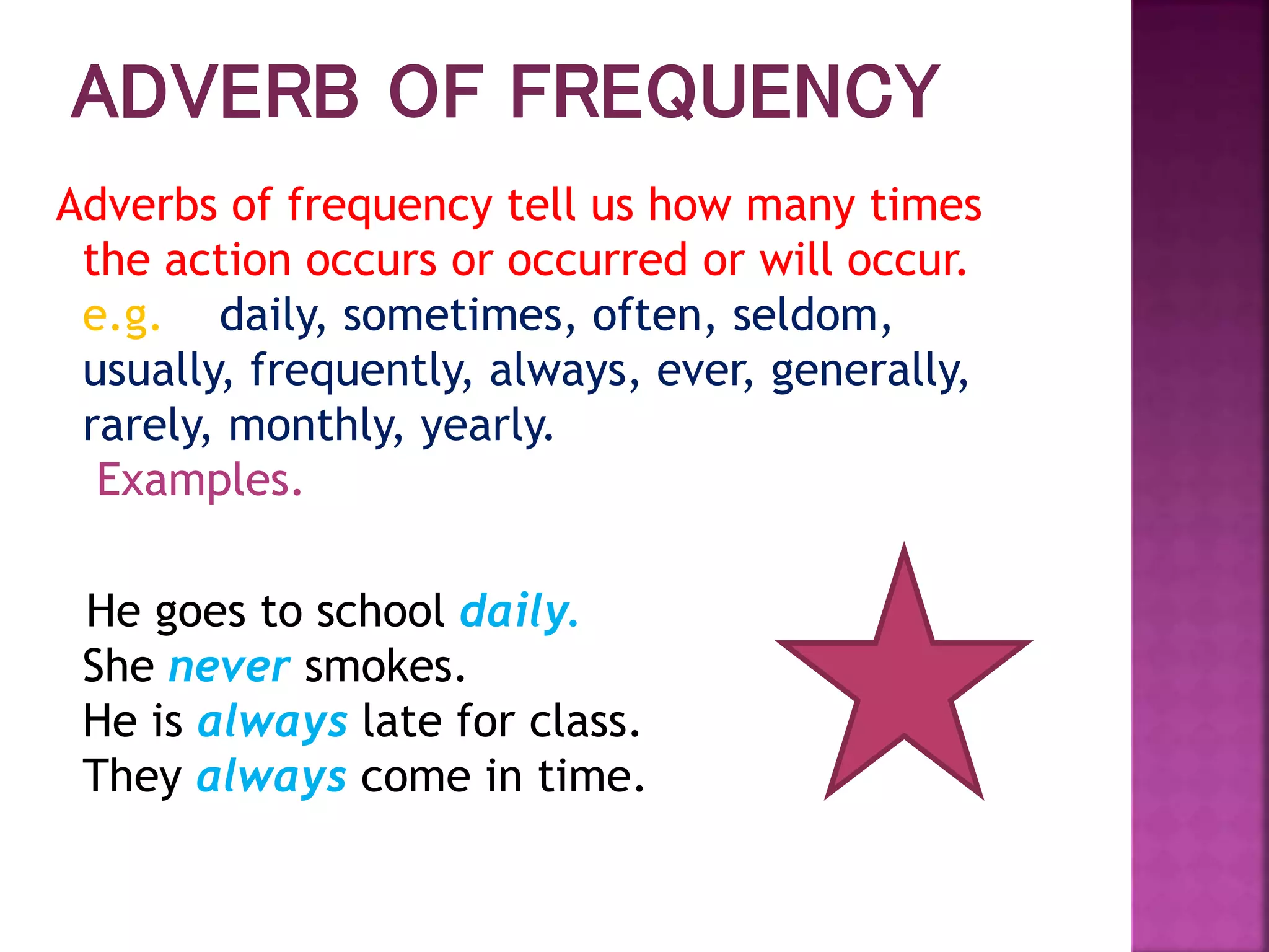 Adverb ppt presentation | PPTX