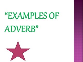 Adverb ppt presentation | PPTX