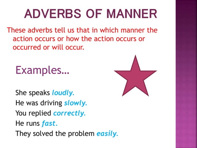 Adverb ppt presentation | PPTX