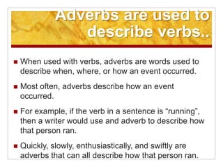 Adverbs | PPTX