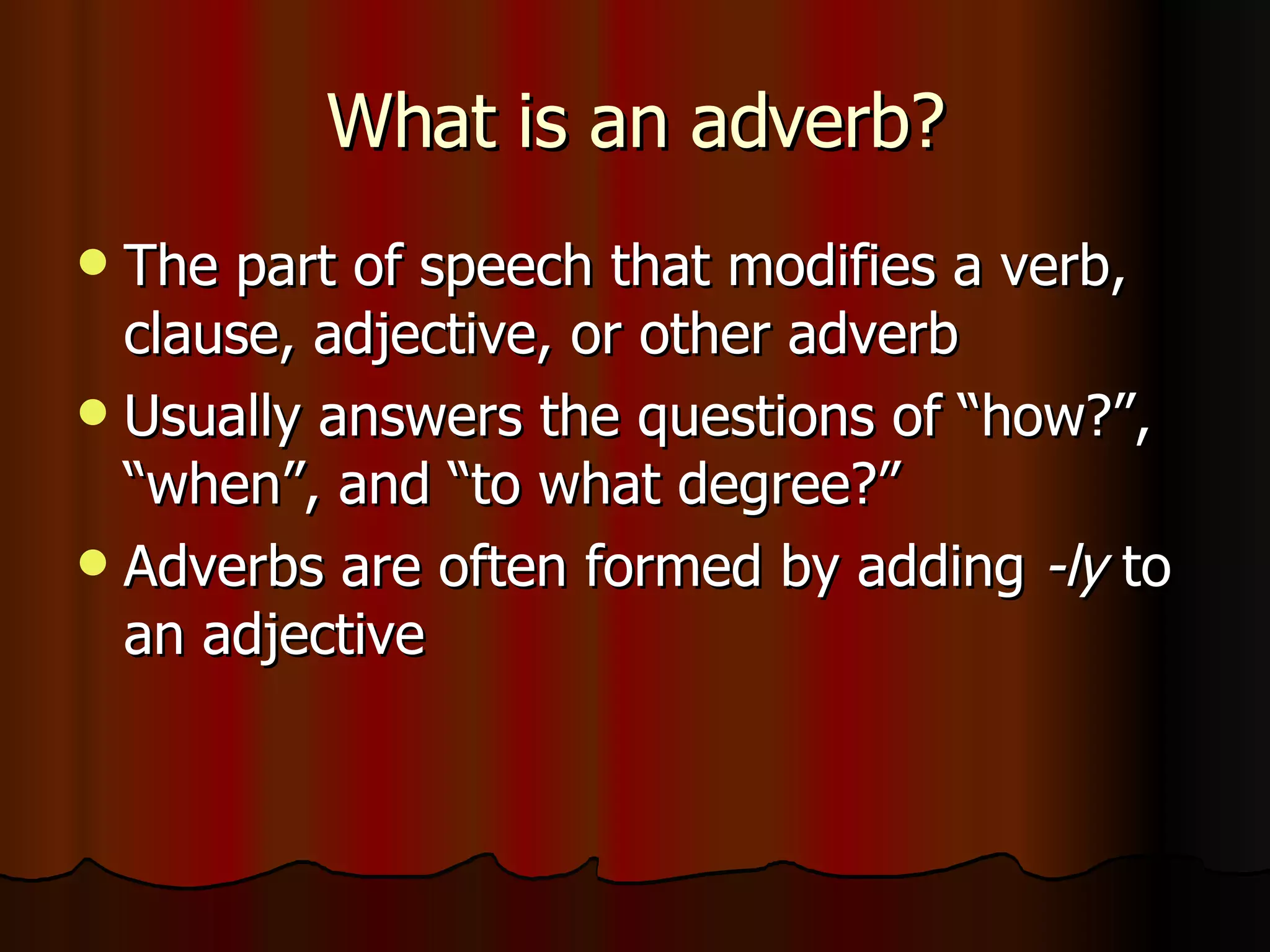 Adverbs | PPT