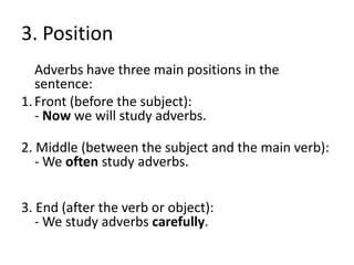 Adverbs | PPTX