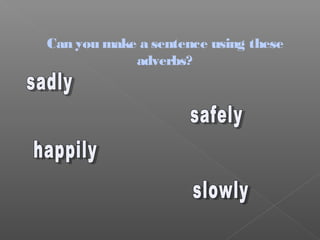 lesson 2 -Adverbs | PPT